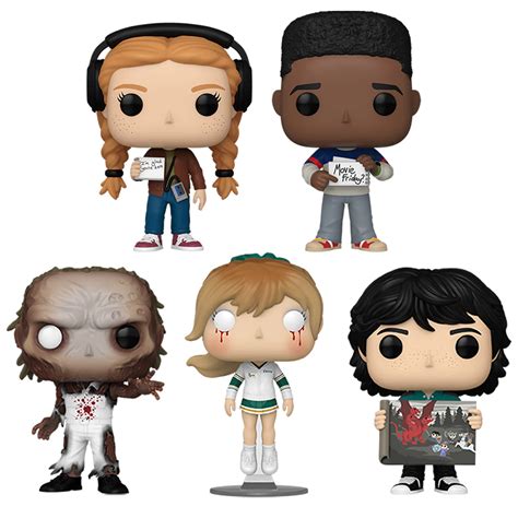 Stranger Things Funko Pop Tv Vinyl Figure Bundle Of 5