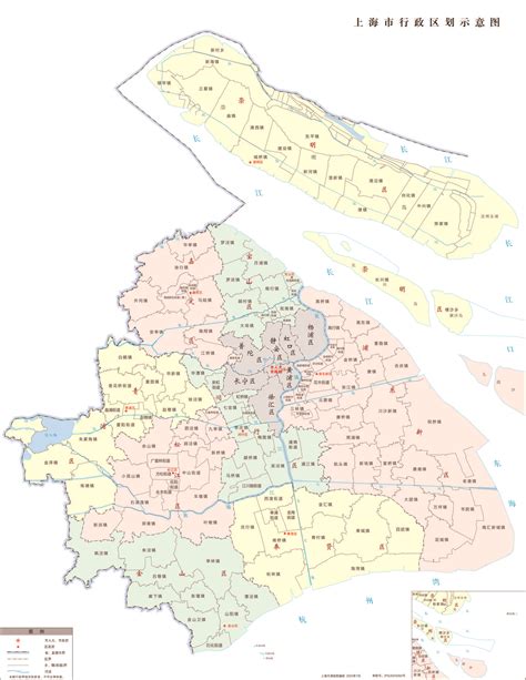 上海市2023年最新版高清行政区划地图 知乎