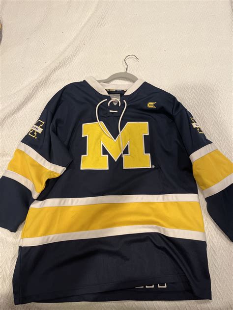 Michigan Hockey Jersey Youth Sidelineswap