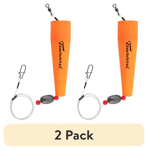 2 Pack Tsunami 4 Popping Float Rig
