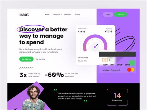 Management Website Header Design By Mehedi Titas For Uihut Ui Ux