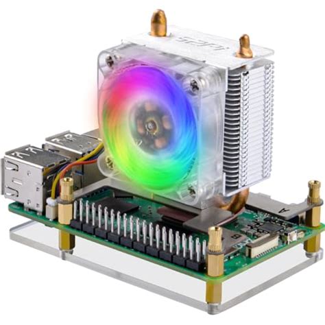 GeeekPi ICE Tower Cooler For Raspberry Pi Raspberry Pi RGB Cooling Fan With Raspberry Pi