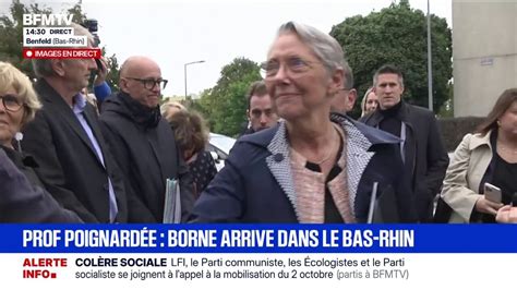 Enseignante Poignardée En Classe Elisabeth Borne Ministre