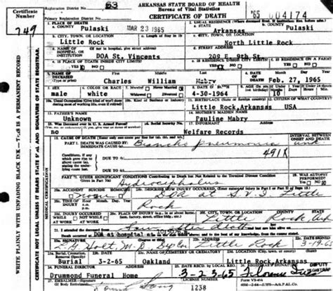 Charles Mabry 1964 1965 Find A Grave Memorial