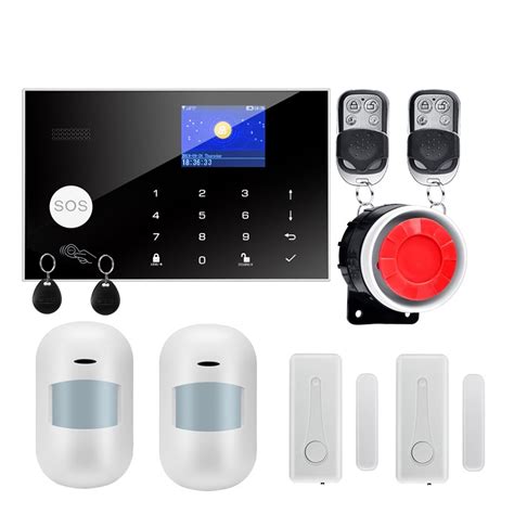 Tuya Wifi Gsm Alarm System Home Temperature Humidity Burglar Security