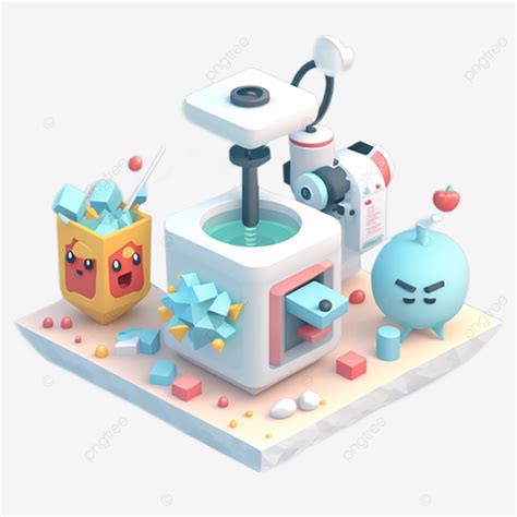 Three Dimensional Model Of Experimental Equipment Experiment Equipment