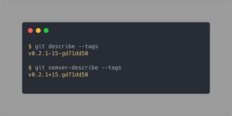 GitHub Mroth Semverdesc Git Describe With Semantic Version Compatible Names