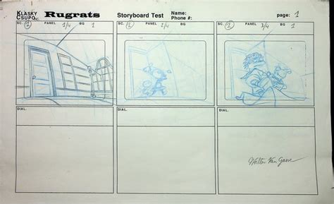 Walter Van Gasse Storyboard Test For The Tv Show The Catawiki