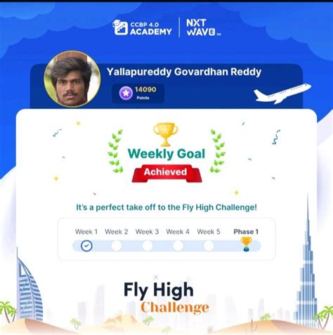 Govardhan Reddy Yallapureddy On Linkedin Nxtwave Flyhighchallenge