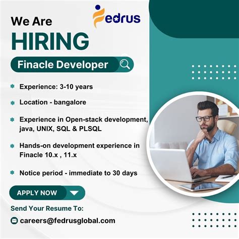 Fedrus Global On Linkedin Finacle Finacledeveloper Hiring