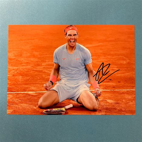 Rafael Nadal Signed Photo Authentic Autograph With Coa Etsy