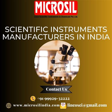 Scientific Instruments Manufacturers In India Microsil India