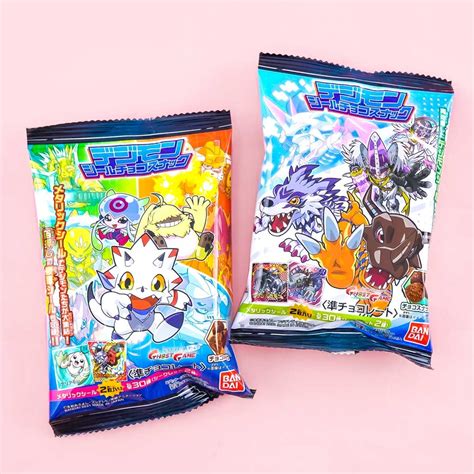 Digimon Seal Chocolate Snacks Japan Candy Store