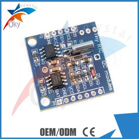 작은 RTC I2C DS1307 AT24C32 Arduino 감지기 단위 실시간 시계 단위 회로판