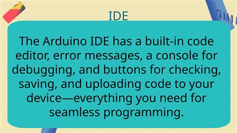 Introduction To Arduino Ide Integrated Development Environment Pptx