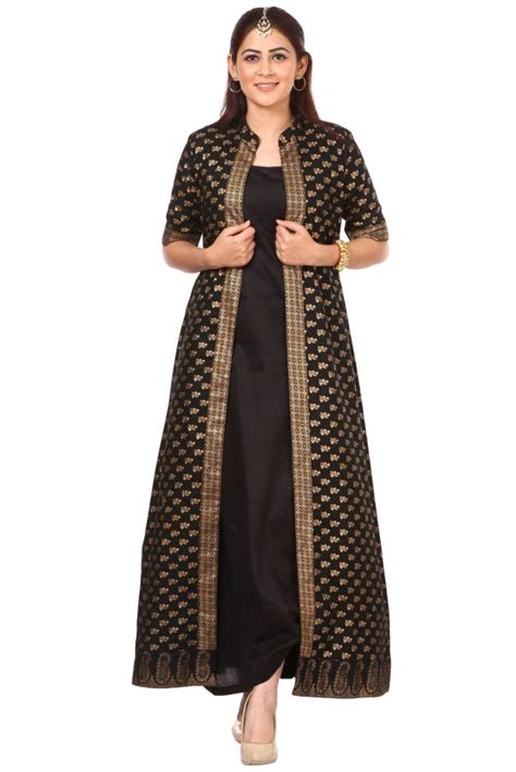 Jacket Style Kurti Designs For Your Ethnic Look Baggout