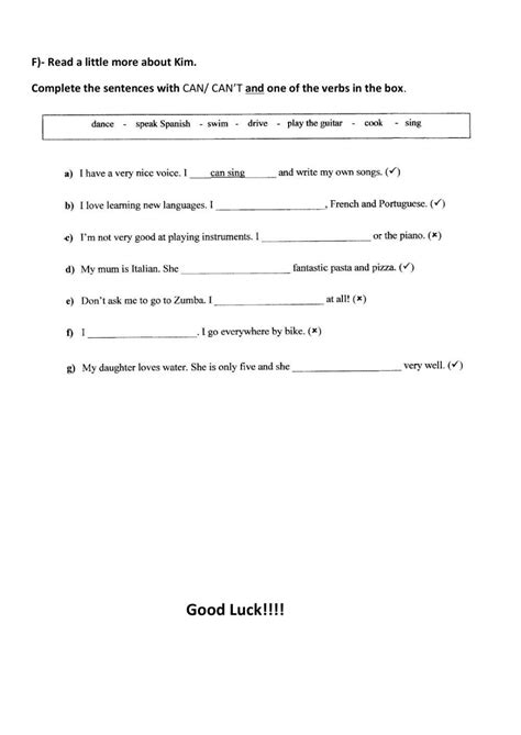 Final Written E Free Interactive Worksheets 595848