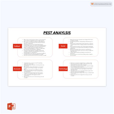 Pest Analysis Definition Application Templates