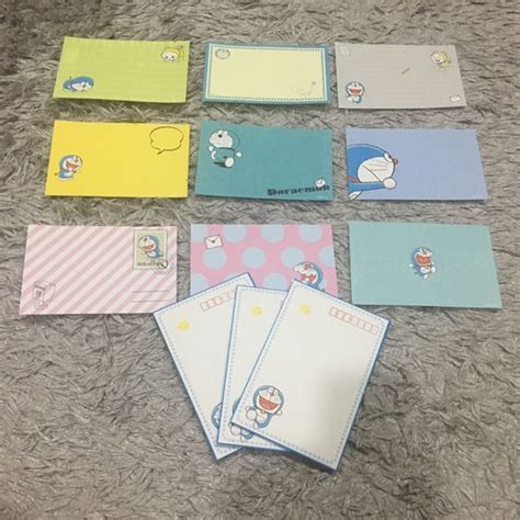 Price Reduced Doraemon Letter Set In Metal Box Import From Japan Hobbies And Toys