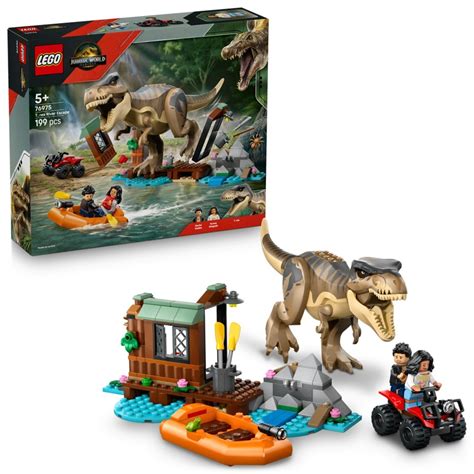 Lego Jurassic World 76975 T Rex River Escape Set Smyths Toys Uk