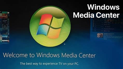 Windows Media Center Setup Youtube