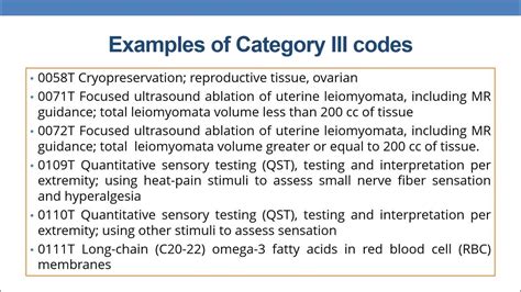 Category Iii Codes Youtube