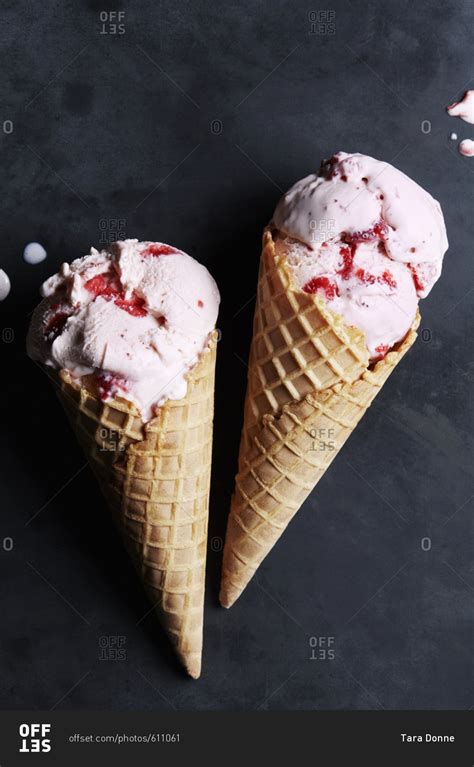 Cherry Ice Cream Cone