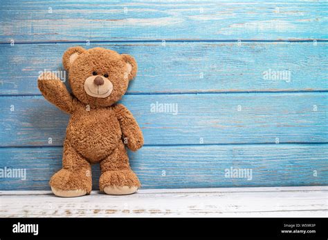 Cute Blue Teddy Bear Wallpaper