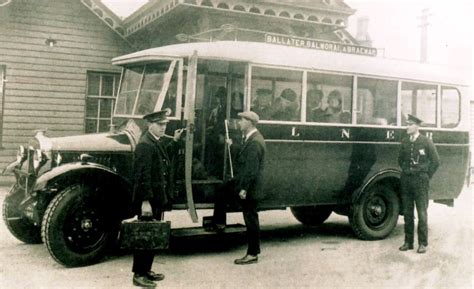 Lner Bus From Ballater Station To Braemar Braemar Local History