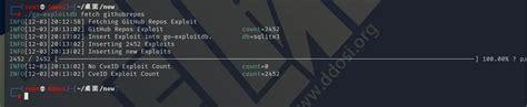 Go Exploitdb 从多个漏洞利用数据库中搜索漏洞利用工具 🔰雨苁ℒ🔰