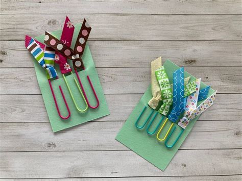 Embellished Paper Clips Altered Paper Clips Decorative Paper Clips