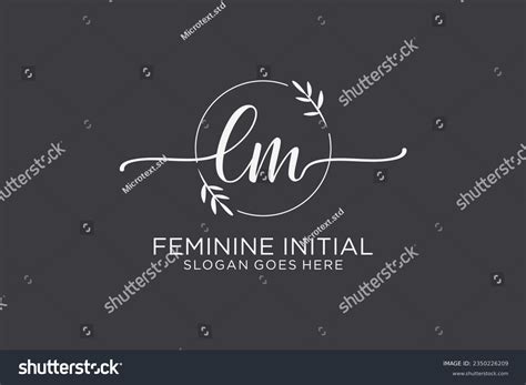 Initials Lm Photos And Images And Pictures Shutterstock