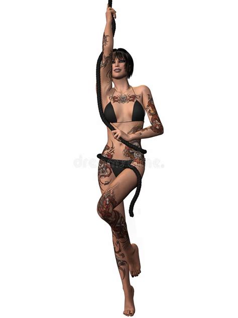 Rope Dance Stock Illustration Illustration Of Posing 7426305