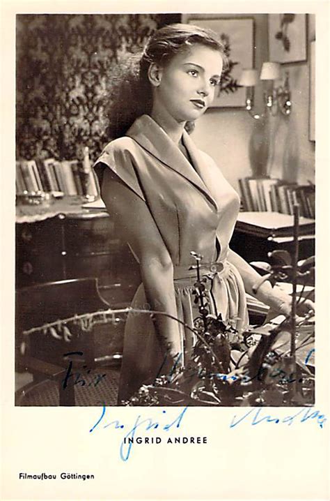 Ingrid Andree Autograph Photograph Tamino