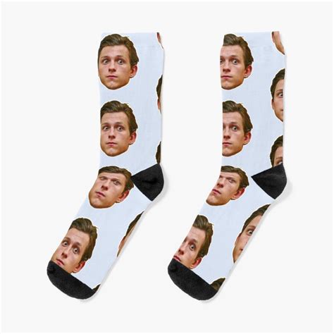Tom Holland Socks By Hala Redbubble