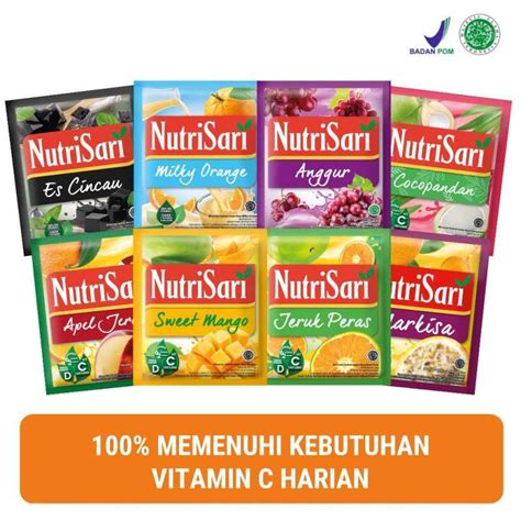 Jual Nutrisari Jeruk Peras Florida Orange Aneka Rasa 10 Sachet Renceng
