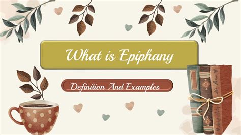 What Is Epiphany Definition And Examples