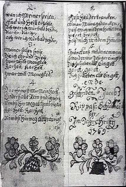 Rev John Jacob Repass 1769 Songbook Courtesy Beverly Repass Hoch Download Scientific Diagram