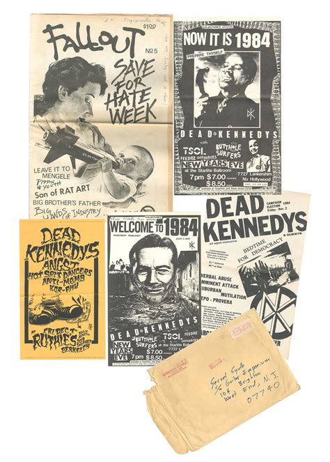 Fallout No 5 With Jello Biafra Association And With Dead Kennedys