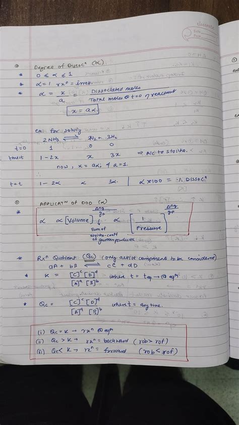 Chemical Equilibrium Short Notes Lelo Guyzzz Rjeeneetards