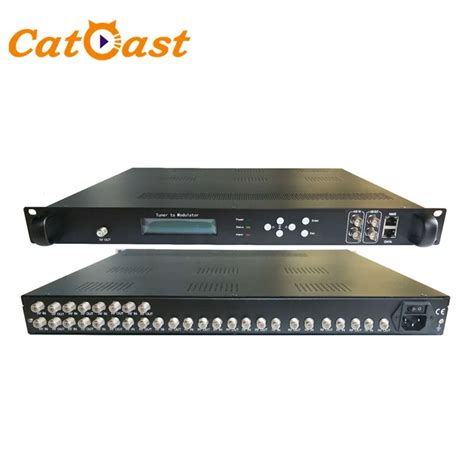 Catv Modulator With 16 Dvb S2 Fta Tuners And 8 Dvb T Outputs