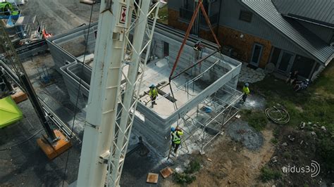 North Americas First 3d Printed Two Storey Building Erected Global
