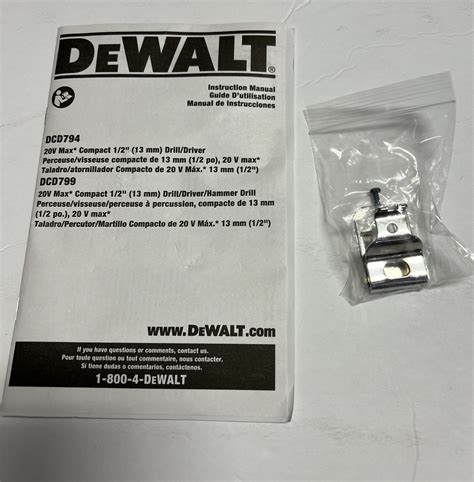 New Dewalt Dcd794 20v Max 12 Atomic Compact 2 Speed Brushless Drill