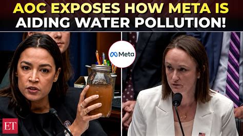 ‘this Is Drinking Water In… Aoc Ambushes Epa With Proof How Meta Data