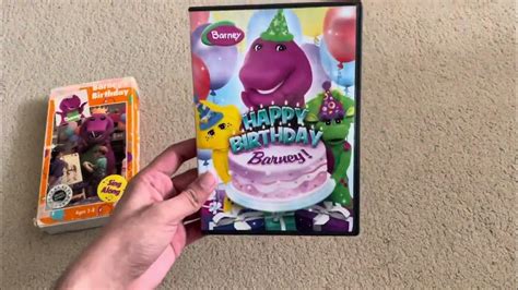 Happy Birthday Barney Vhsdvd Comparison Youtube