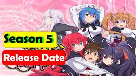 Highschool Dxd Season 5 Release Date Cast Storyline And Everything