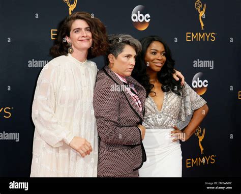 Gaby Hoffmann From Left Jill Soloway And Alexandra Grey Arrive At The