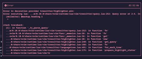 I Got This Error When Open Help Anyone Known How To Fix It Rneovim