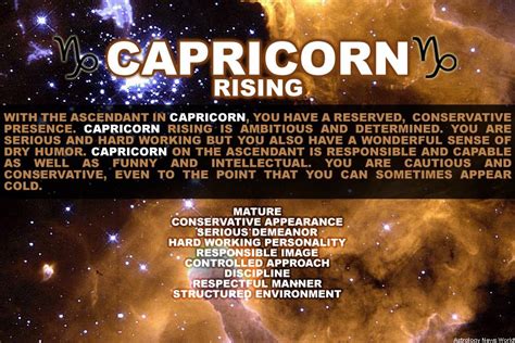 Astrologynewsworld Capricorn Rising Capricorn Rising Capricorn