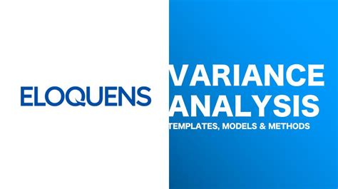 Variance Analysis Excel Templates Instant Downloads Eloquens